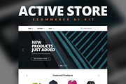 Active Store - Ecommerce UI Kit, an UI Kit Template by Medialoot