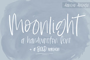 Moonlight Font, a Sans Serif Font by Dansie Design