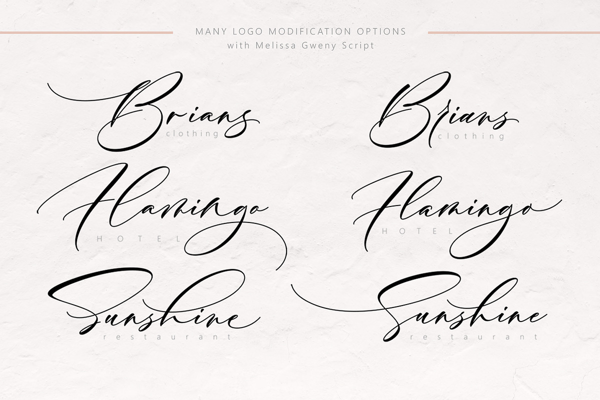 Melissa Gweny, a Script Font by JamalCreativeStudio
