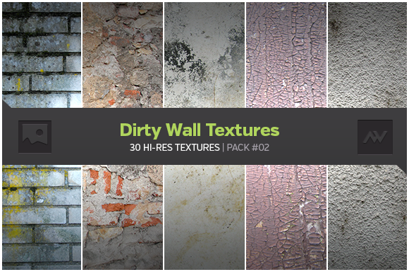 30 Dirty Textures, a Texture Graphic by AllienWorks
