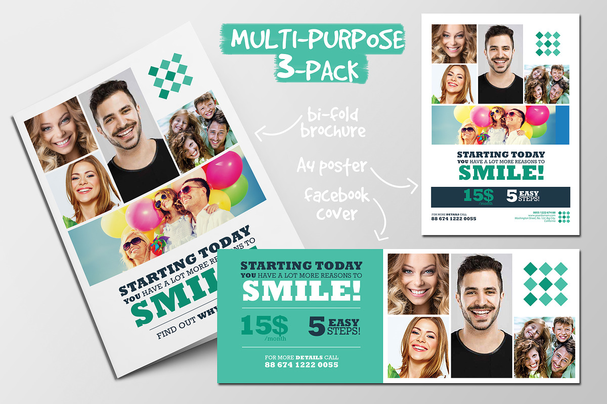 Multi-purpose Pack (brochure/poster), a Brochure Template by designerds