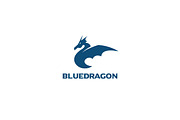 Blue Dragon Logo | Branding & Logo Templates ~ Creative Market