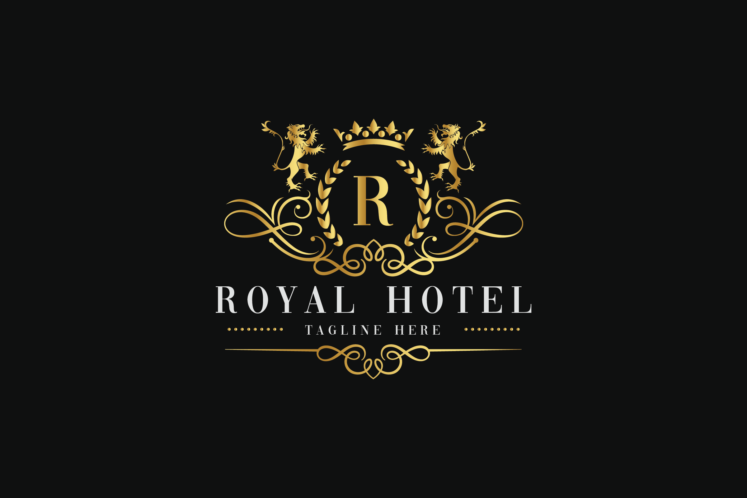Royal Hotel Letter R Logo, a Branding & Logo Template by Design_Planet