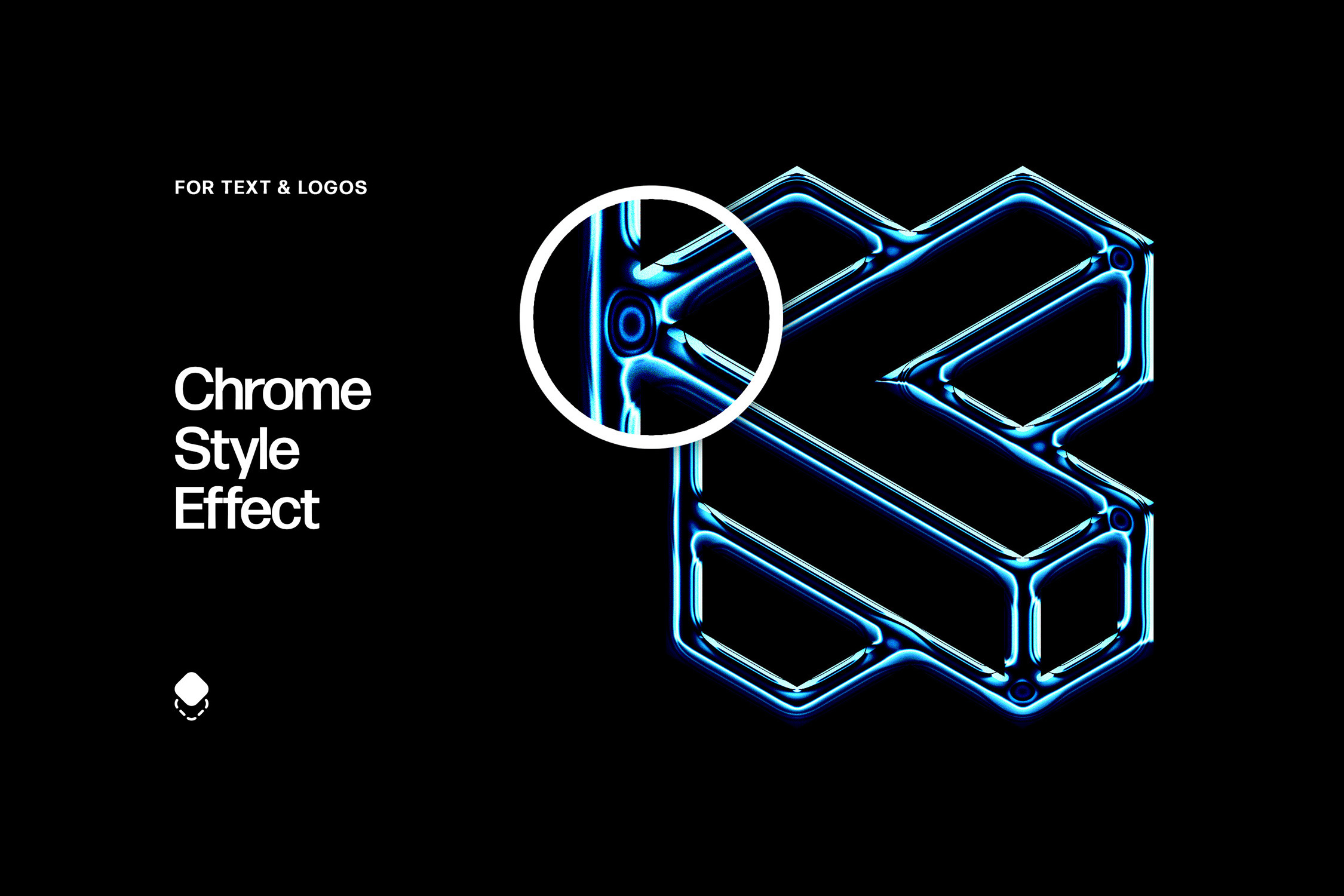 Chrome Logo Mockup, a Product Mockup by Design Squad