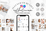 Esthetician instagram templates, a Social Media Template by SwitzerShop