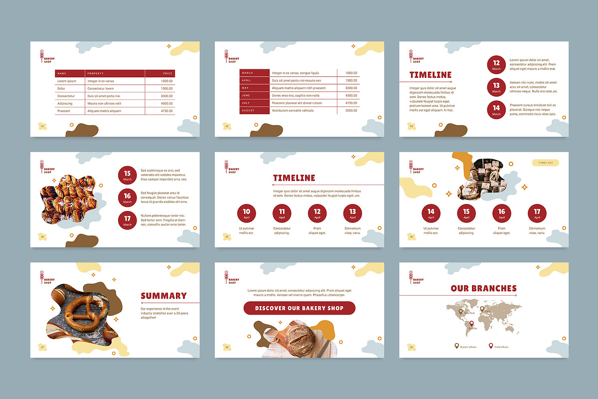 Presentation Bakery, a Presentation Template by TemplatesNow!