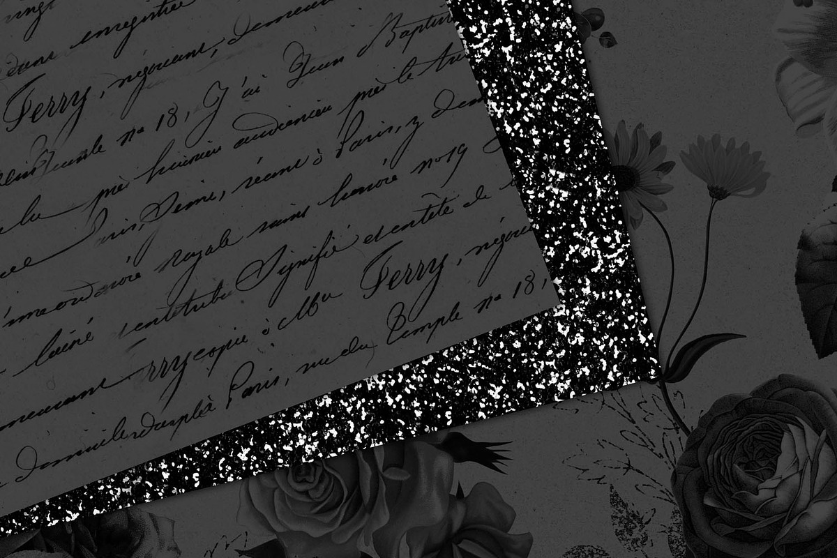 Noir Digital Paper, a Pattern Graphic by Digital Curio