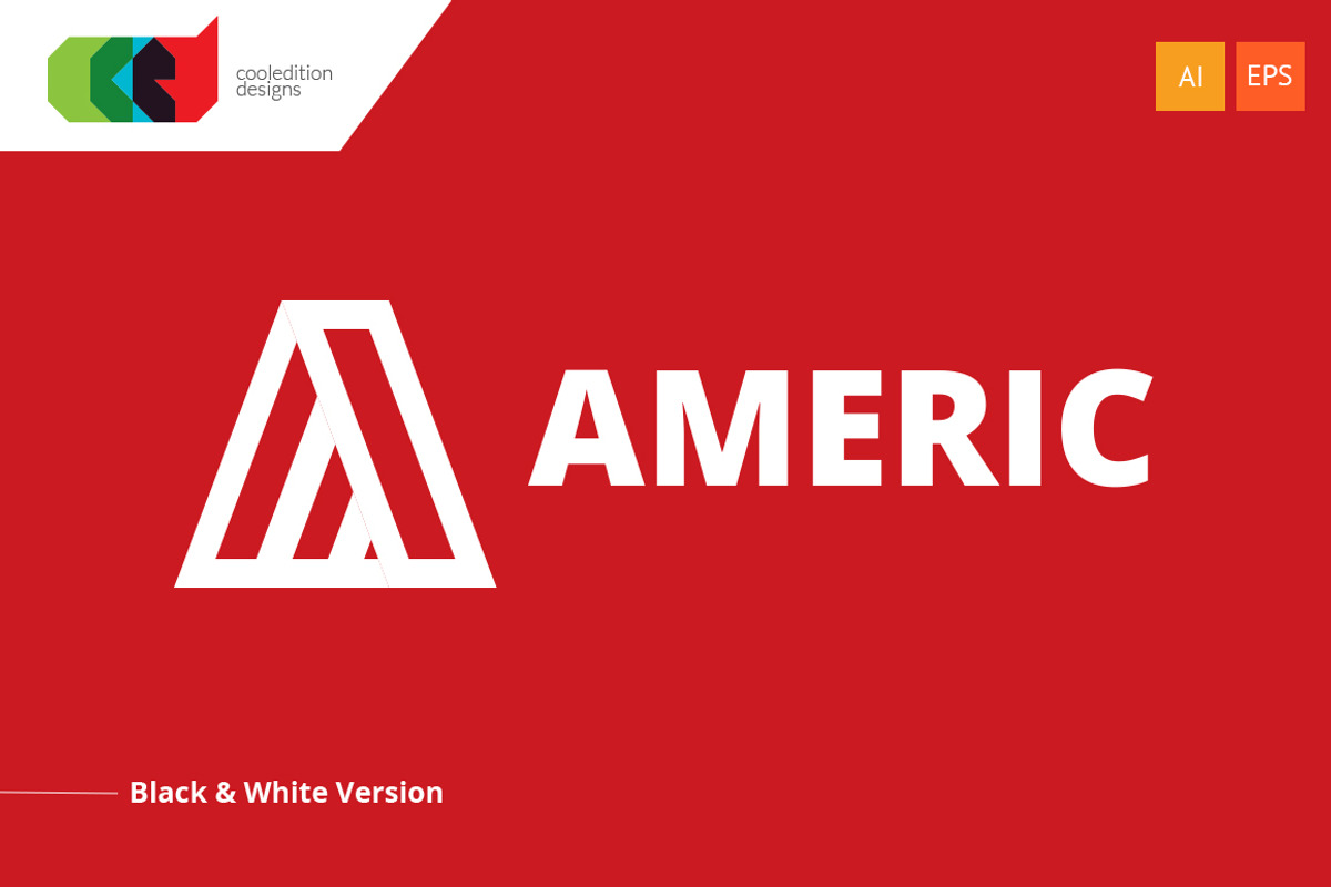 Americ - Logo Template, a Branding & Logo Template by Cooledition