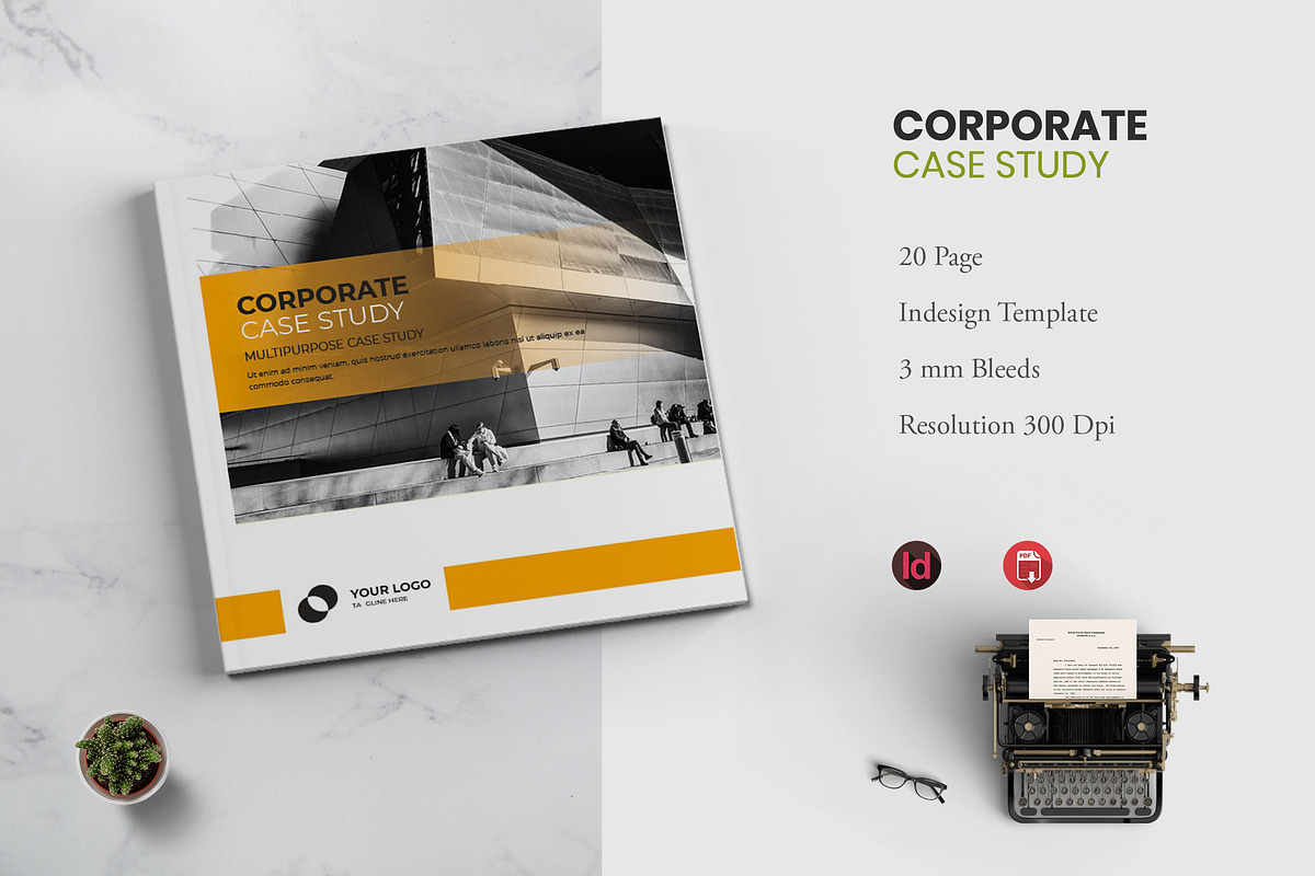 Square Case Study, a Magazine Template by AQR Studio
