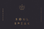 Soul Speak - cosmic symbols serif, a Serif Font by Minna Kaario