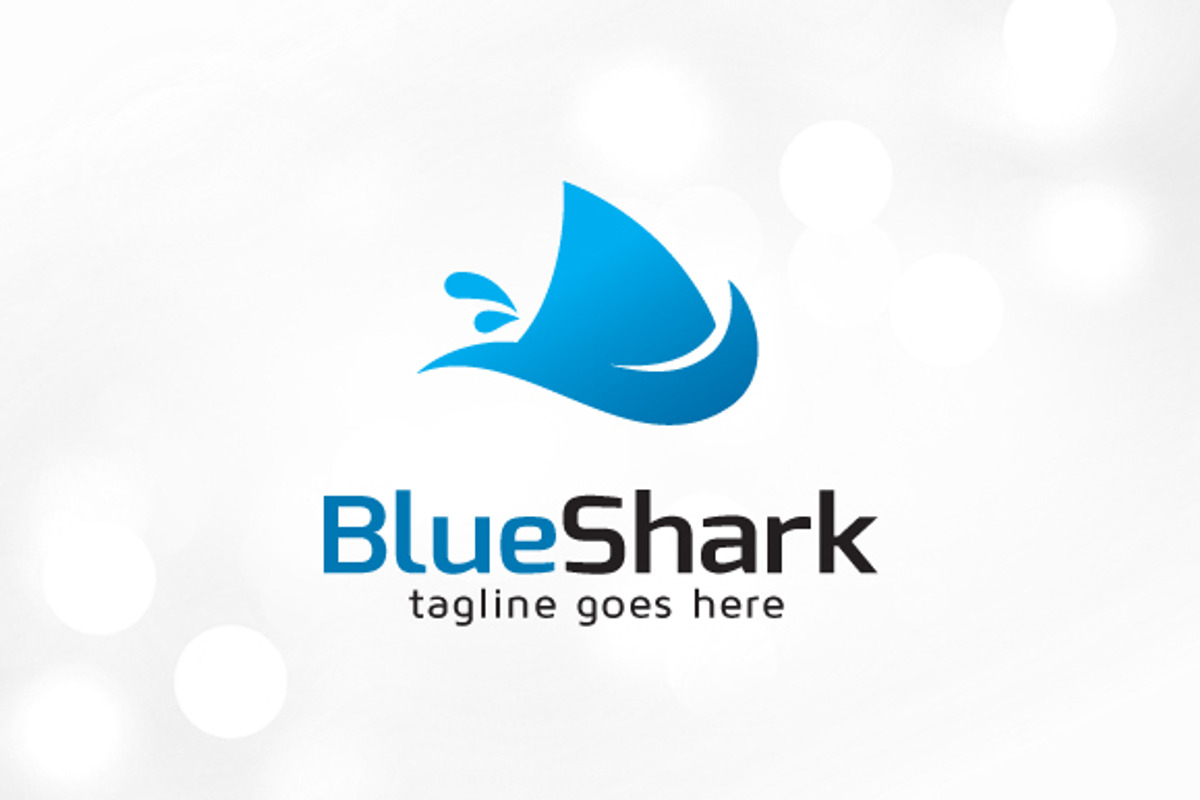 Simple Shark Logo Template, a Branding & Logo Template by gunaonedesign