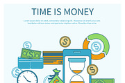 Time is Money Concept | Finance Illustrations ~ Creative Market