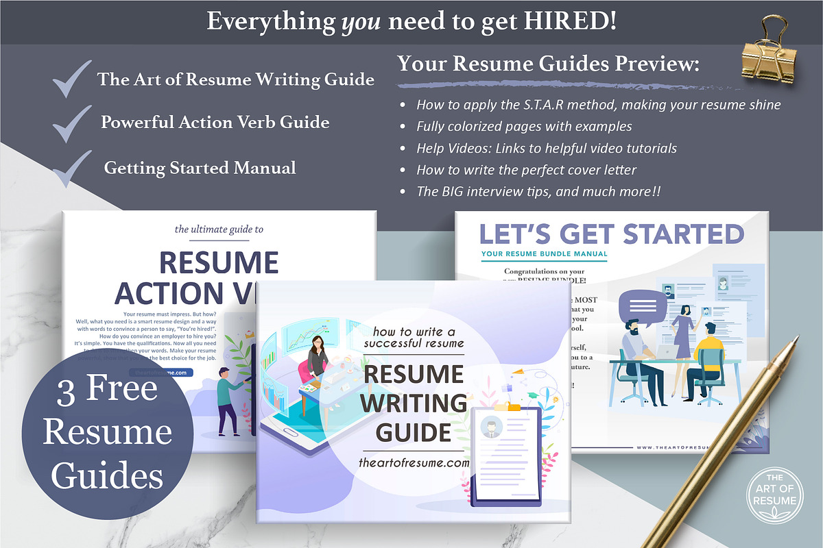 Professional Resume Template Designs, a Resume Template by The Art of ...