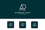 AR, RA, Abstract Logo design, a Branding & Logo Template by art_creater ...