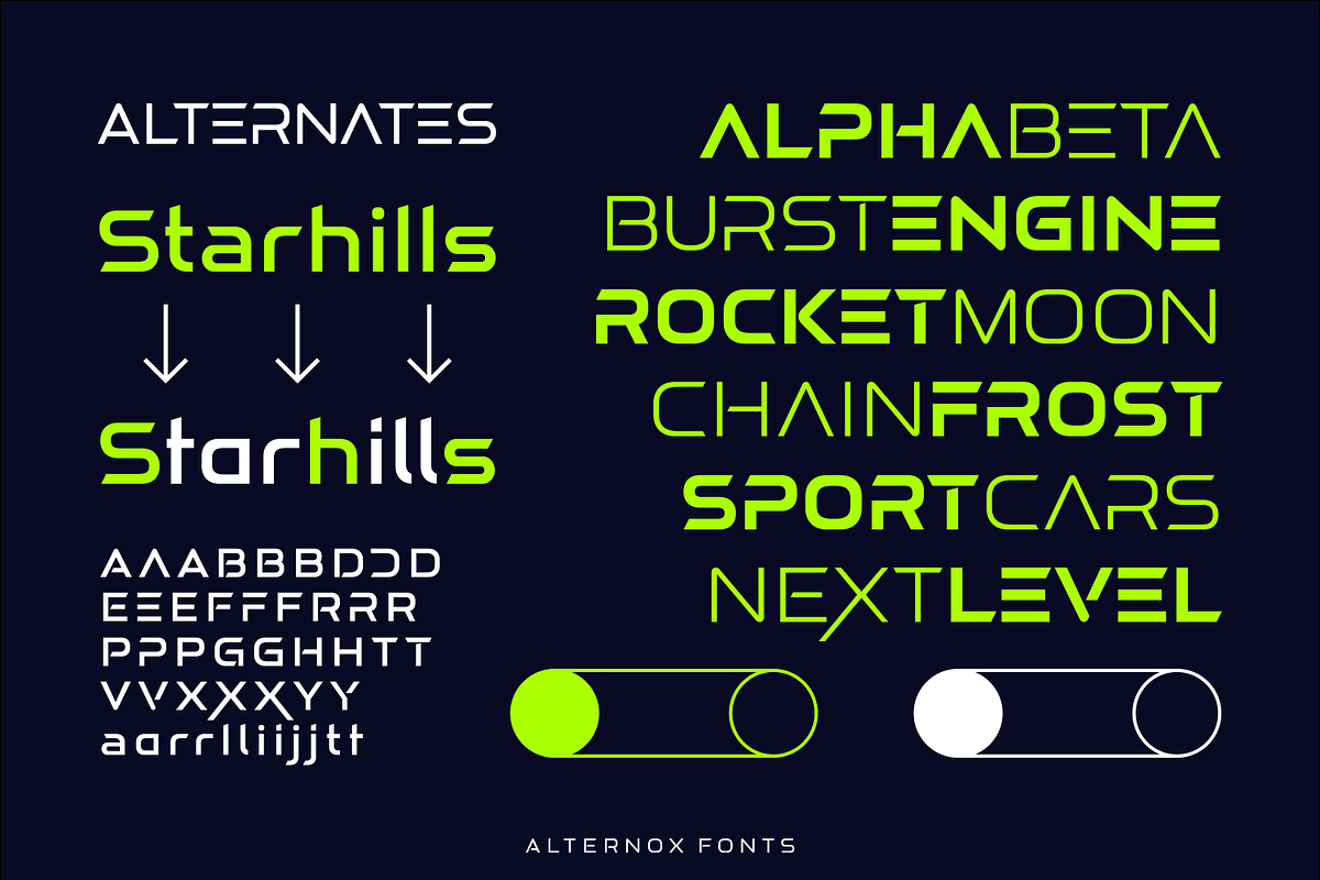 Alternox Fonts Family