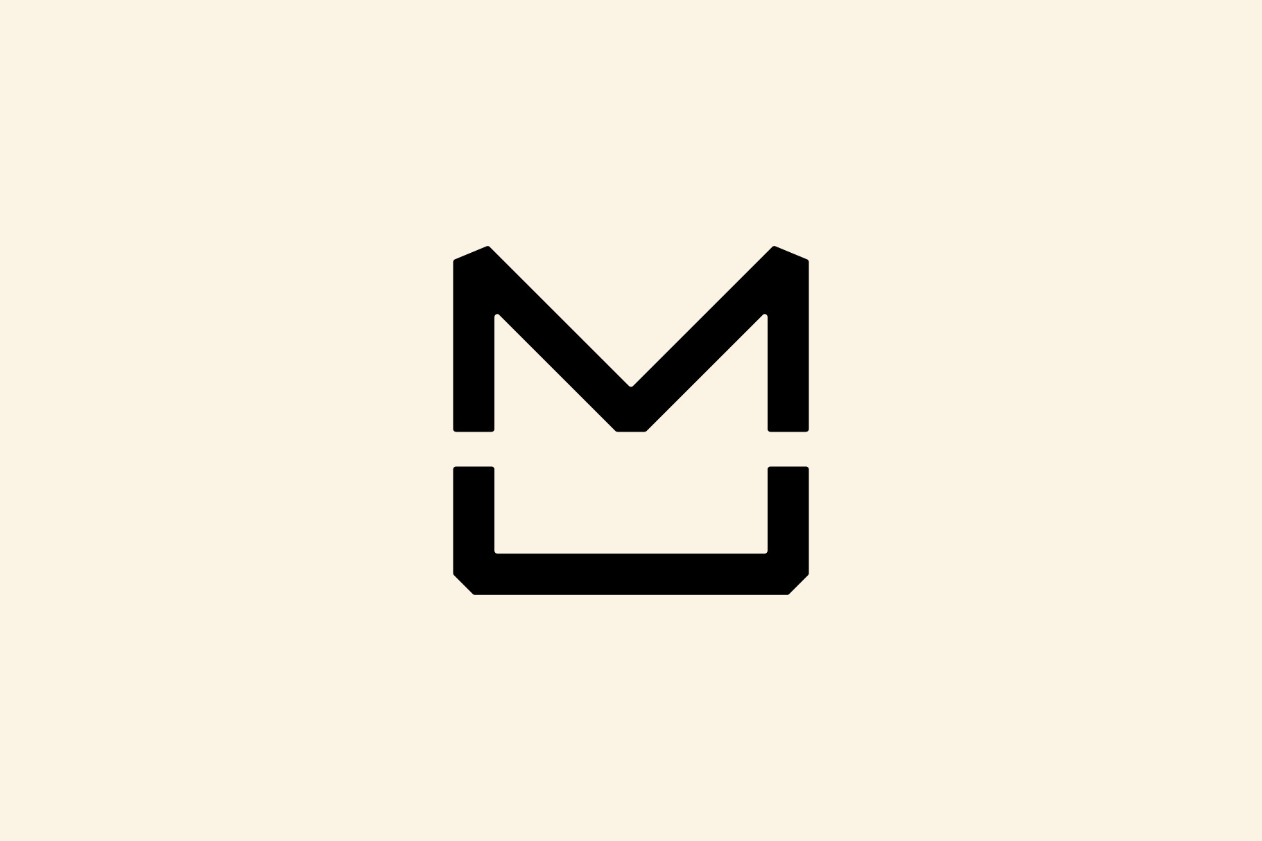 Letter MU M U UM Monogram Logo Design | Creative Market