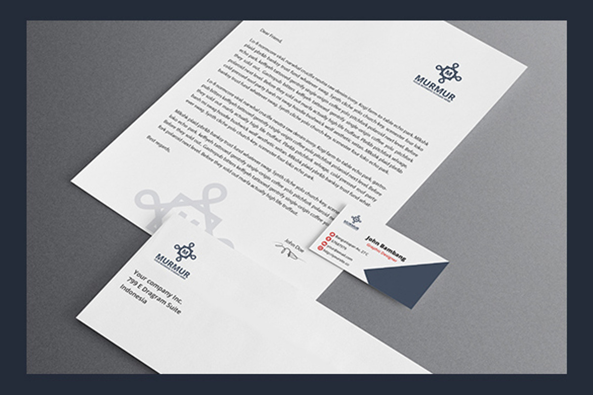 Murmur Logo Template, a Branding & Logo Template by Birka Studio ...