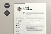 Resume Angel, a Resume Template by Estartshop | Creative Market