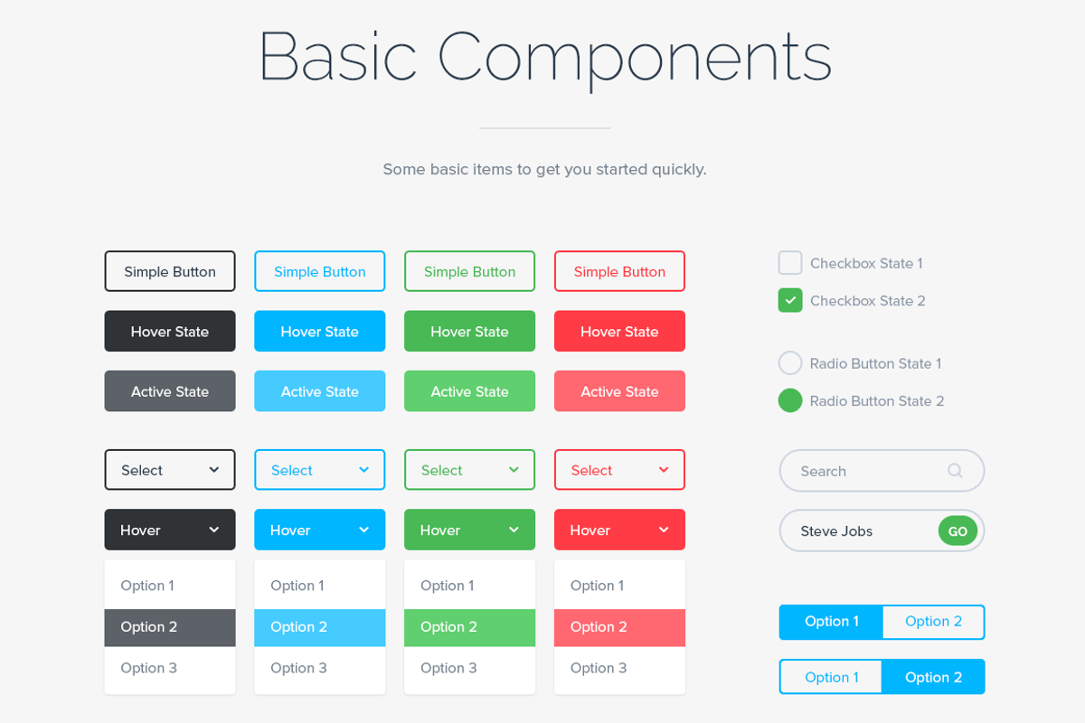 Clean UI Kit v2, an UI Kit Template by Ionut Zamfir