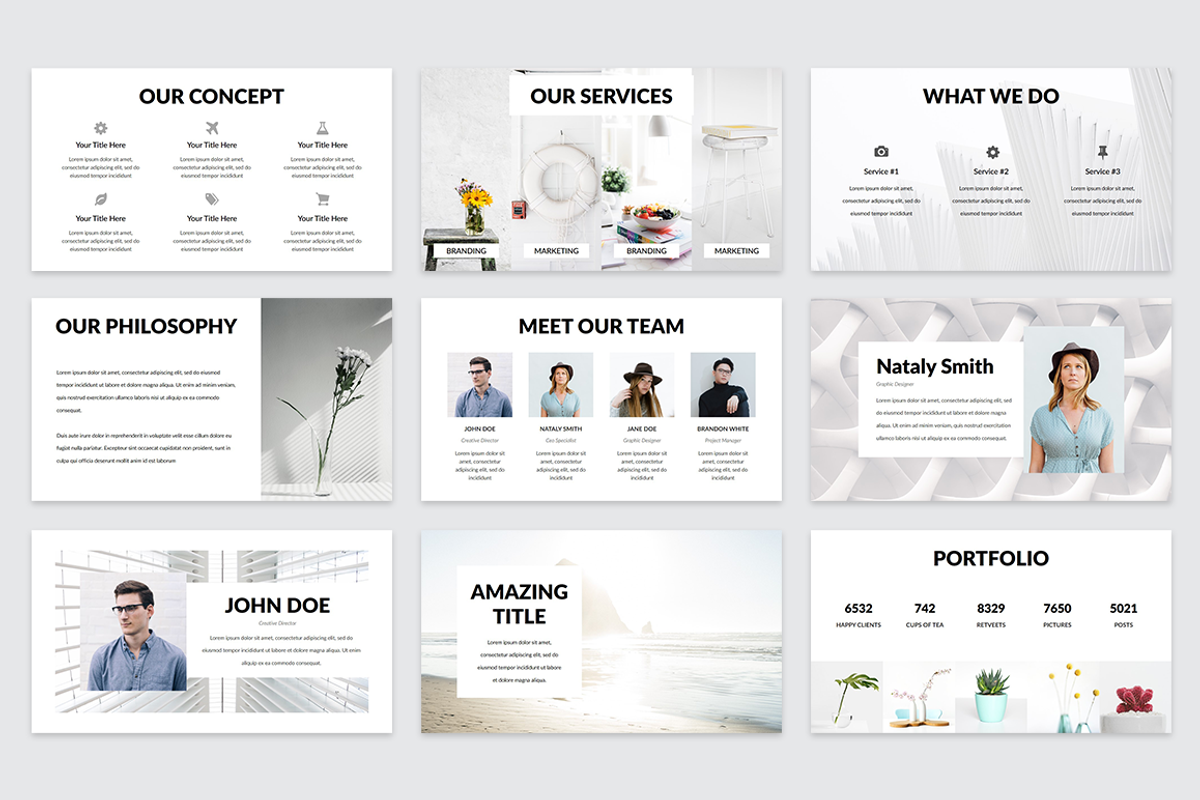 Casper - Powerpoint Template, a Presentation Template by Helga_Design