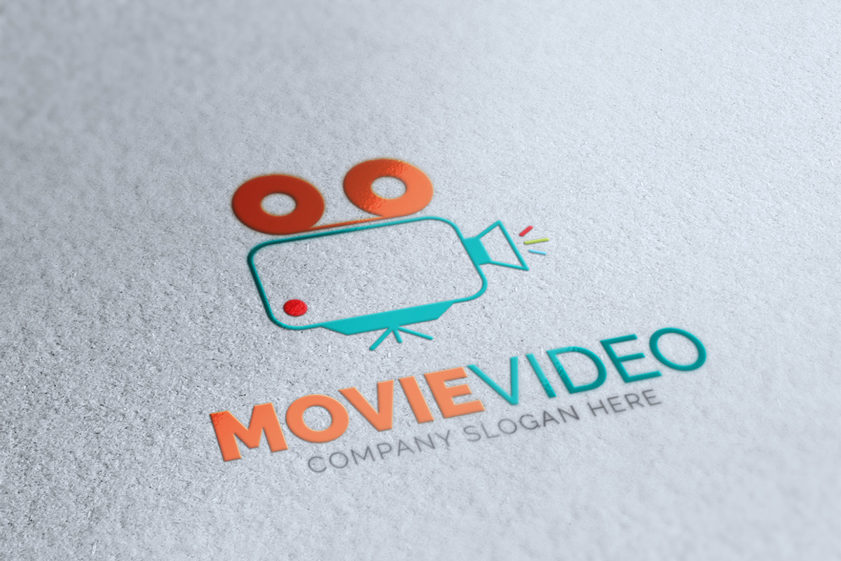 Movie Video Logo, a Branding & Logo Template by essegraphic