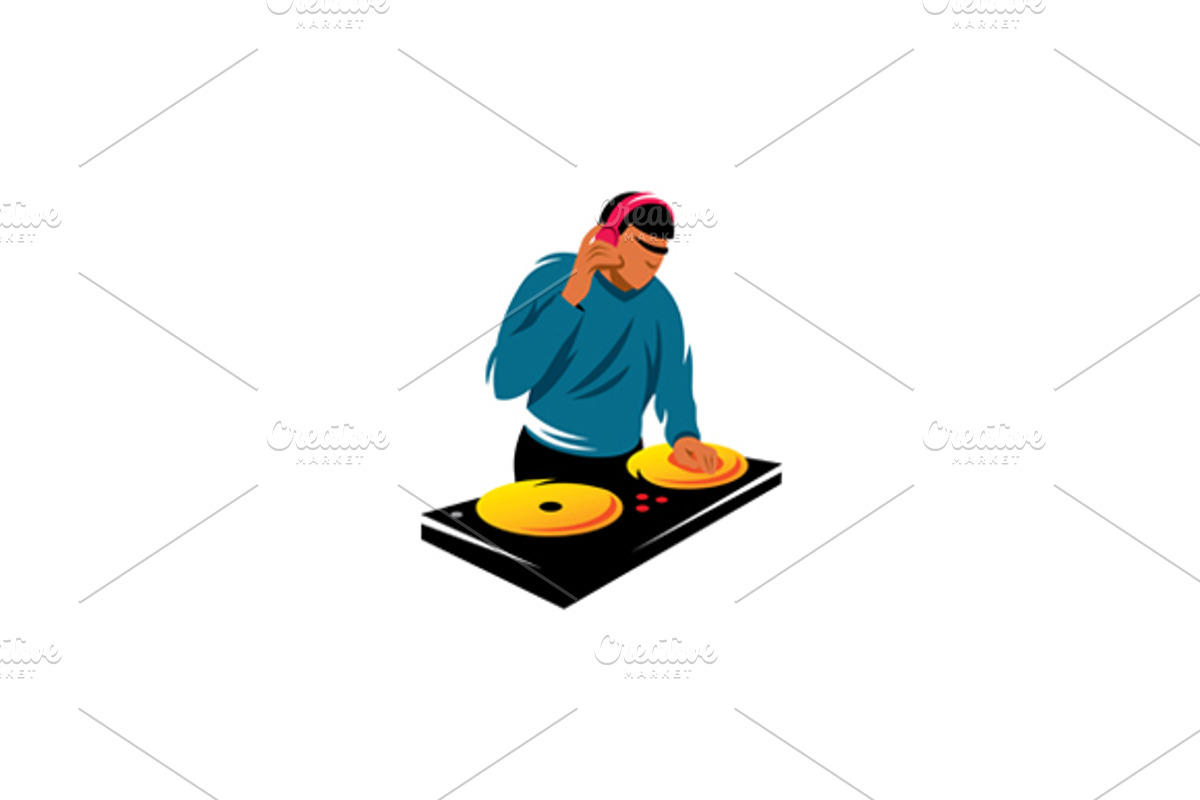 DJ, a Branding & Logo Template by Steinar Logo