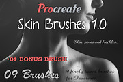 Procreate Skin Brushes, a Brush Add-On by Extreme Brushes