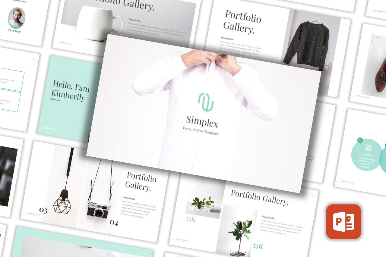 Simplex - PowerPoint Template, a Presentation Template by PuriCreative