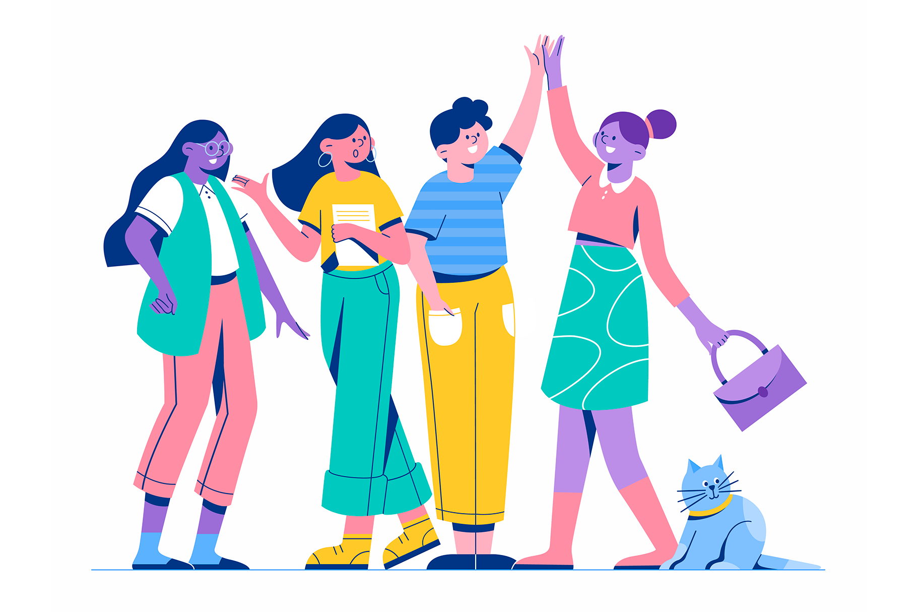 Team, a Work Illustration by Felic Art