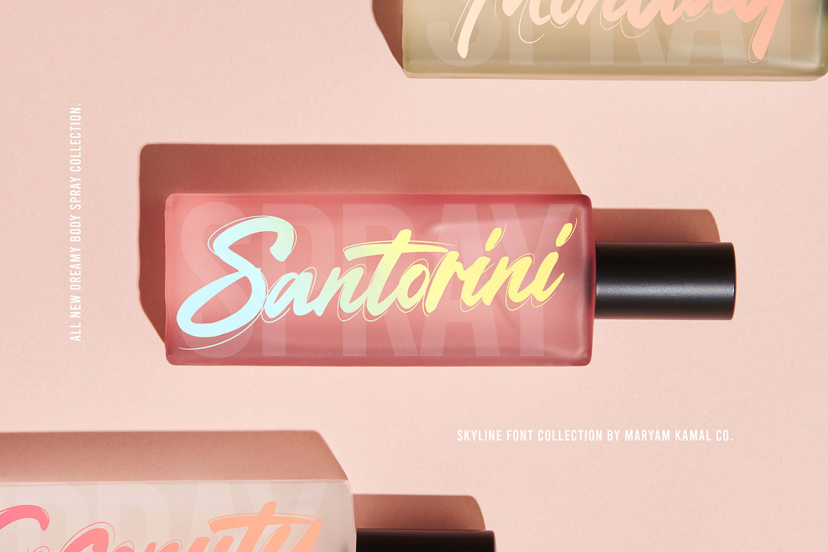 Skyline Script Font Collection, a Script Font by ReveryWorks