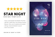 Star night, a Flyer Template by What a Story