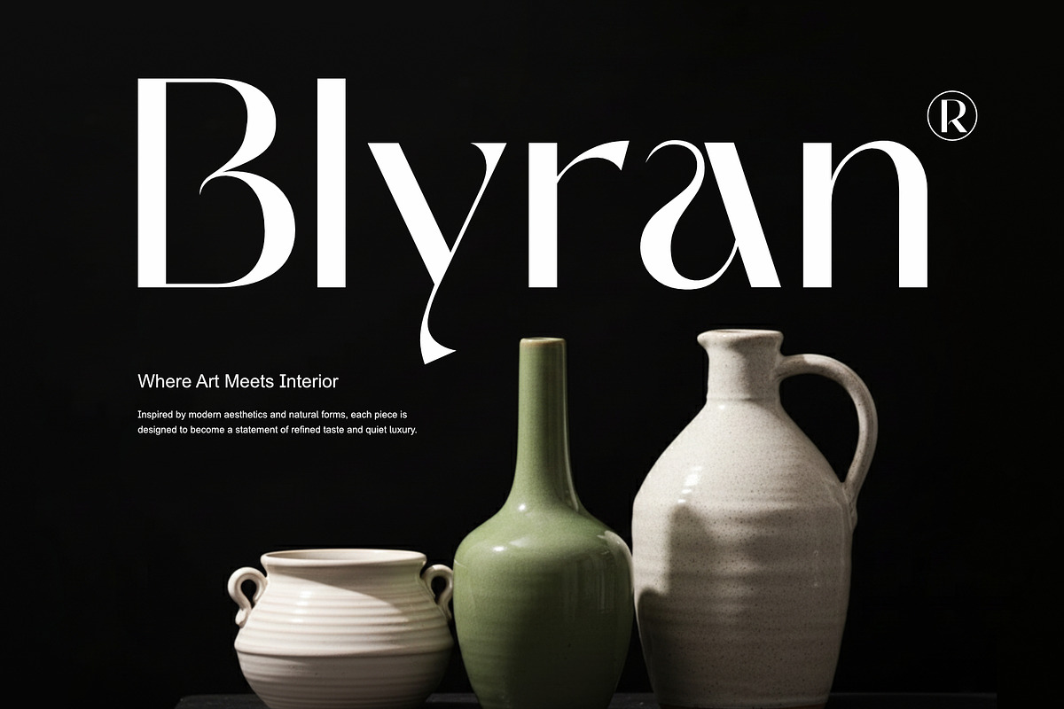 Radeyn | Modern Classy Logo Font, a Serif Font by Sealoung