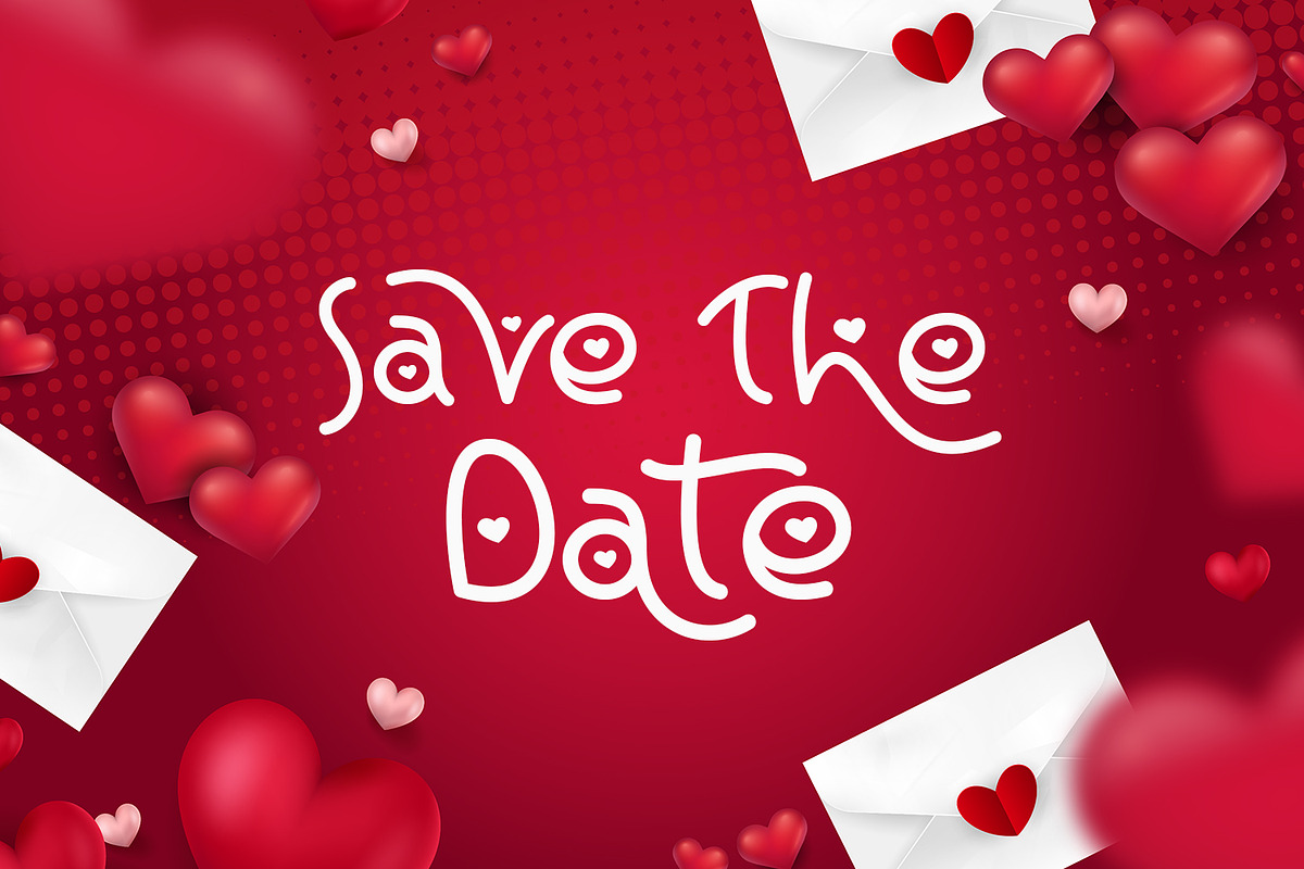 Presents - Romantic Display Font | Creative Market