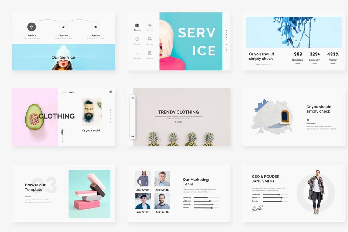Orkani Minimal Powerpoint Template, a Presentation Template by One ...
