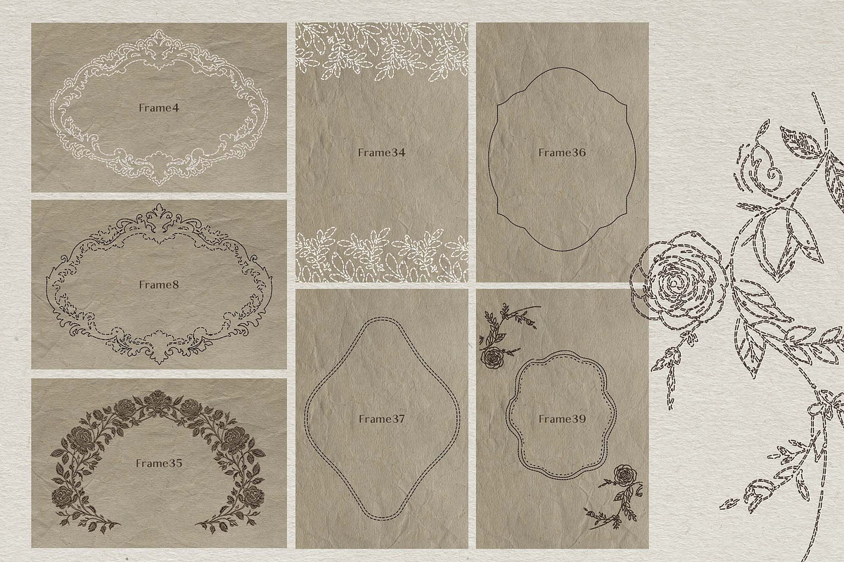 Stitcherie – Stitched Vintage Frames