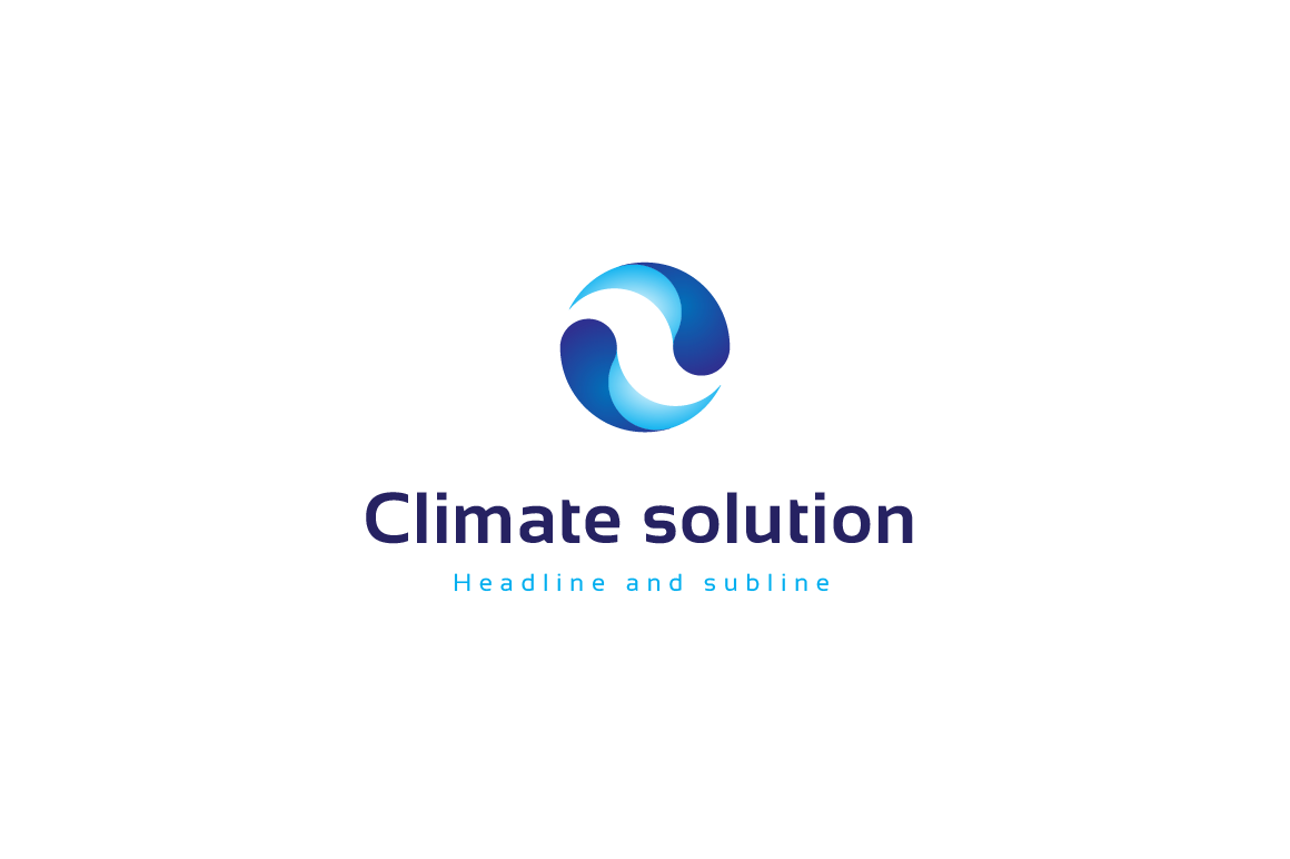 Climate solution logo., a Branding & Logo Template by Anton Akhmatov