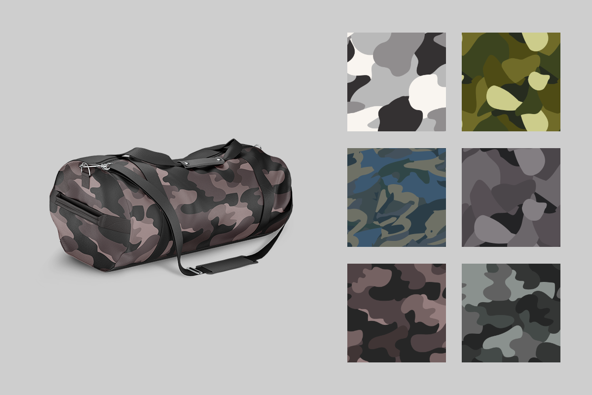 Best Camouflage Vector Patterns, a Pattern Graphic by wowpatterns