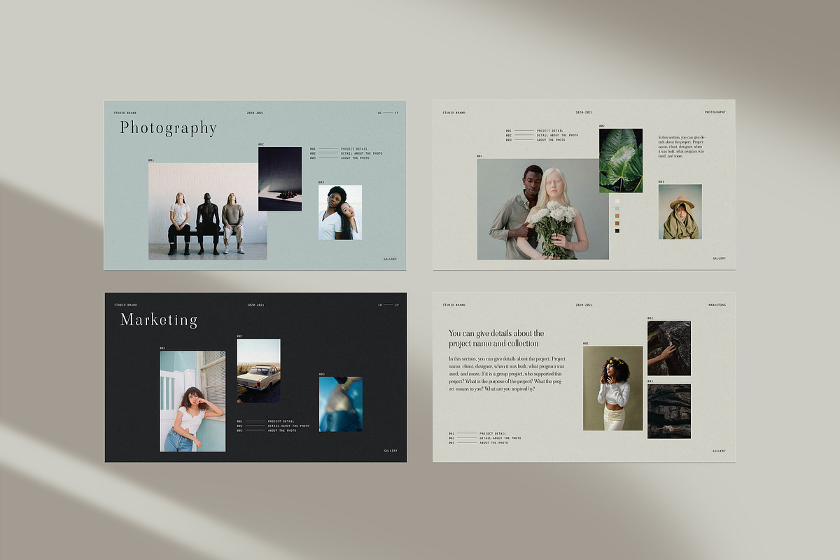 PANDORA I Creative Portfolio I Canva, a Magazine Template by Studio Brand