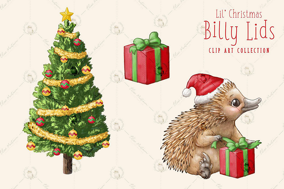 Australian Christmas Animal Clip Art, an Animal Illustration by Clip ...