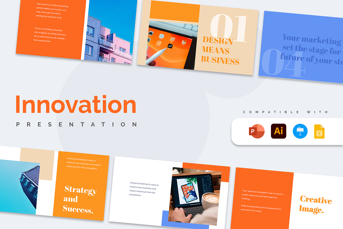 Innovation Presentation Template, a Presentation Template by Slidesmash
