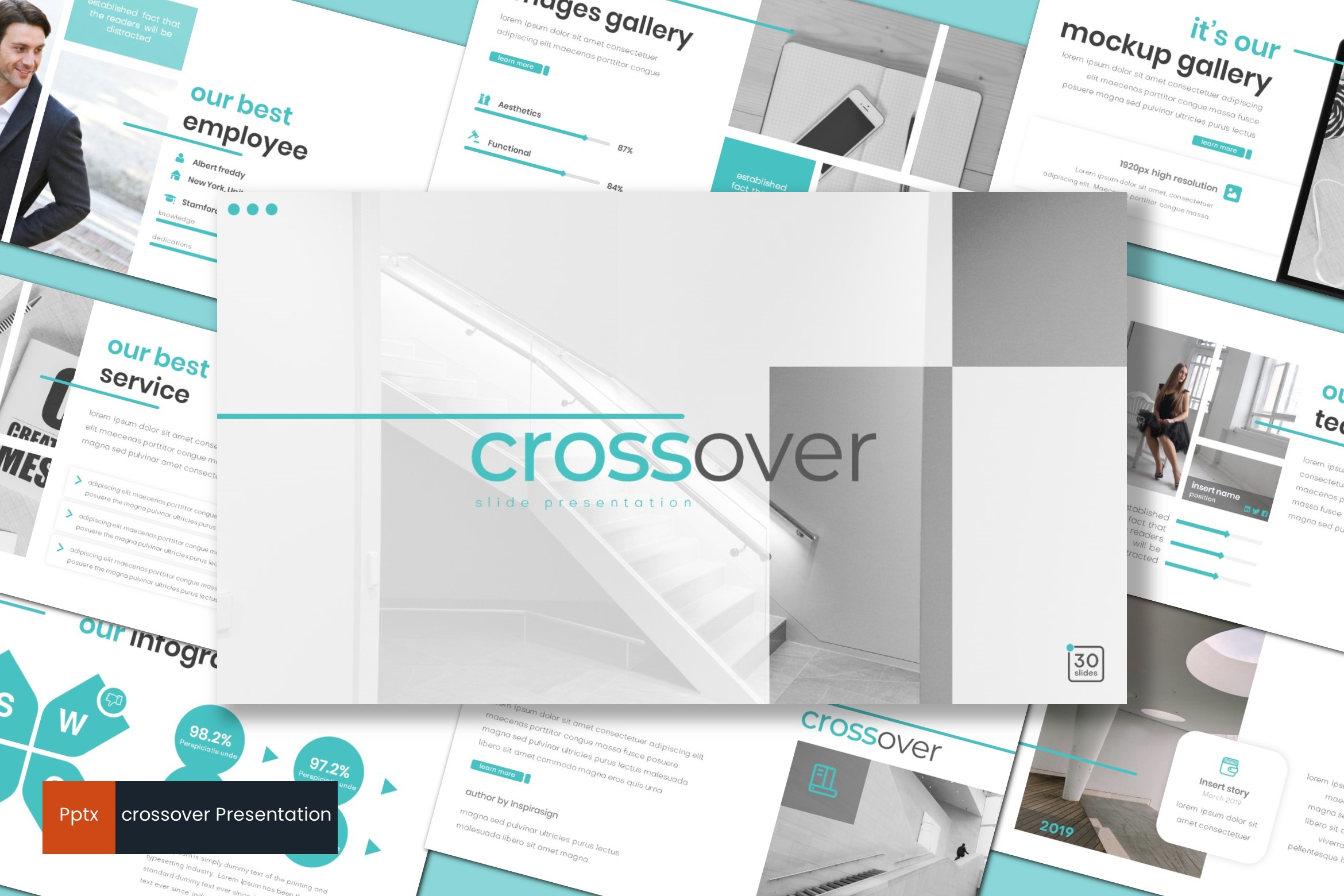 Crossover - Powerpoint Template, a Presentation Template by inspirasign