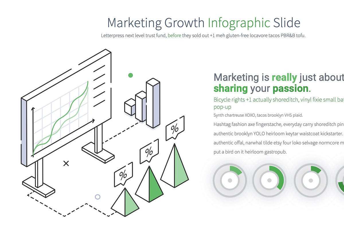 Marketing Growth PowerPoint Slides, a Presentation Template by Pulsecolor