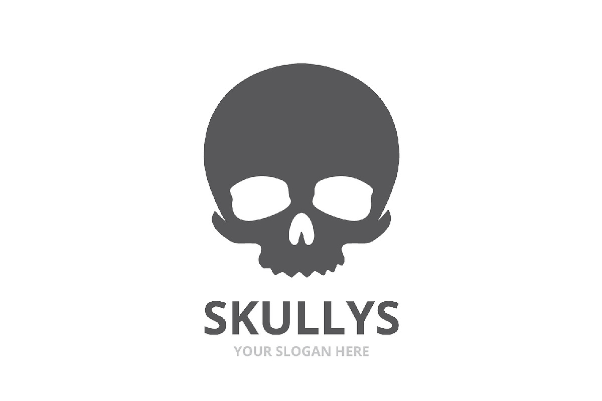 Vector skull logo combination., a Branding & Logo Template by GraphiShop