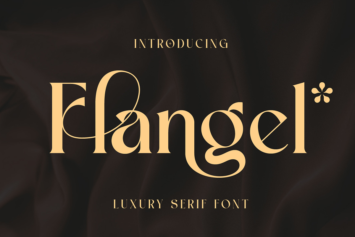 Flangel – Fashion Brand Fonts