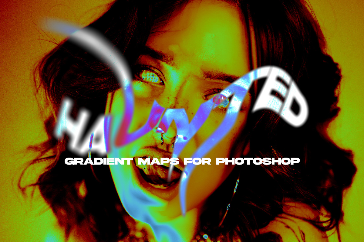 Haunted - Gradient Maps, a Graphic by saintricchi | Creative Market