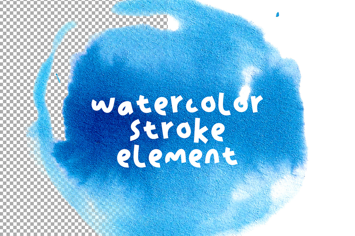 50 Watercolor Stroke Element, a Texture Graphic by freeject.net