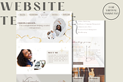 virtual assistant website template | Creative Market