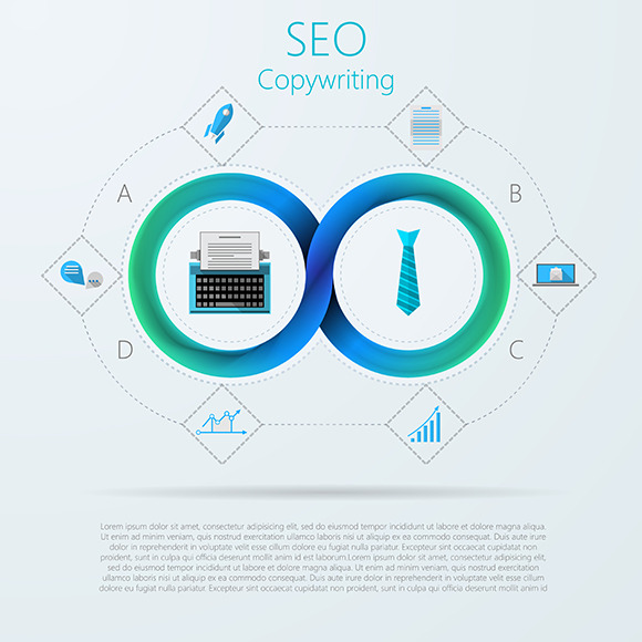 SEO and copywriting vector icons, an Icon by YershovOleksandr