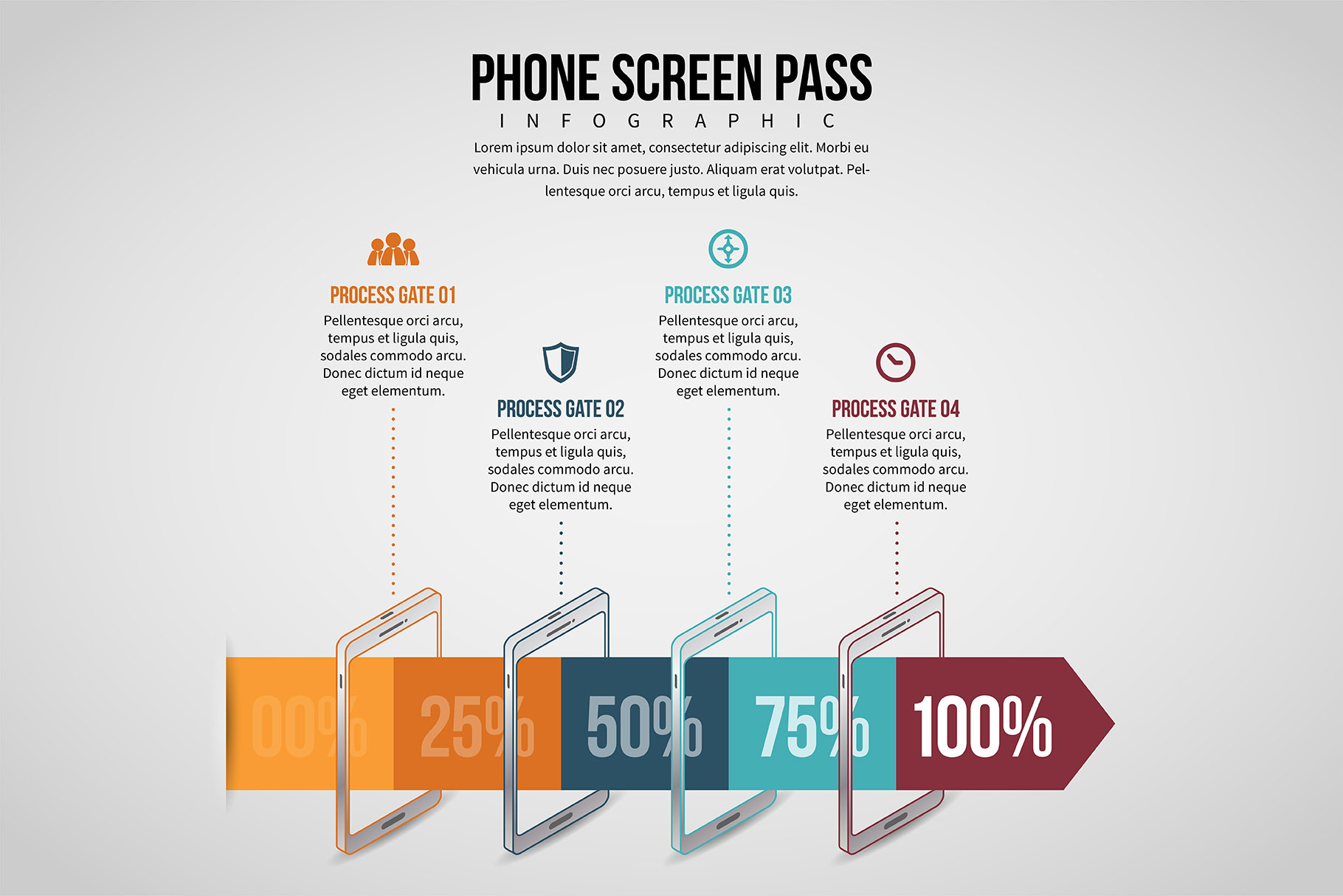 Phone Screen Pass Infographic, a Templates & Theme by h.utomo