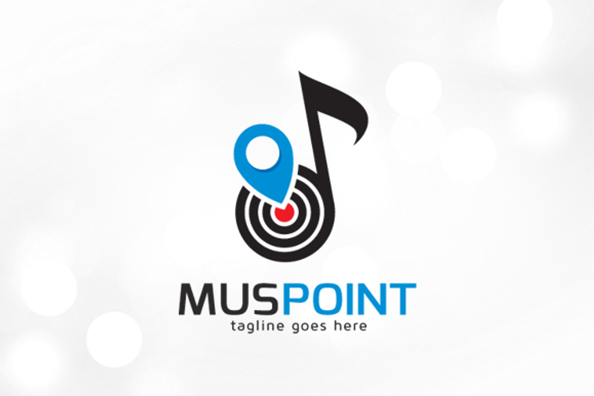 Music Point Logo Template, a Branding & Logo Template by gunaonedesign
